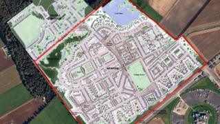 Plans for £250m community at RAF Edzell lodged - BBC News