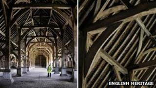 Medieval Harmondsworth Barn bought by English Heritage - BBC News