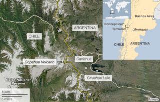 Argentina and Chile order evacuation of Copahue volcano - BBC News