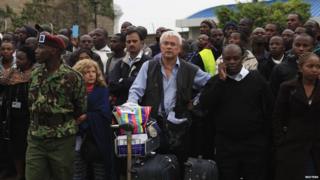 In pictures: Nairobi airport fire - BBC News
