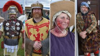 Living history: People re-creating Scotland's past - BBC News