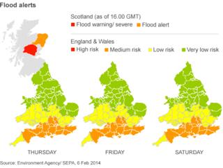 Prime minister pledges to get flood-hit UK back on the move - BBC News