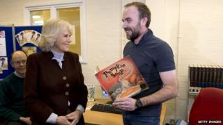 Duchess of Cornwall visits HMP Coldingley prisoners - BBC News
