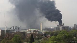 Large construction site fire in Southampton city centre 'an accident ...