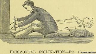 Victorian keep-fit exercises and gym regimes revealed - BBC News