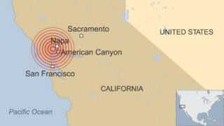 California begins clear-up after San Francisco Bay quake - BBC News