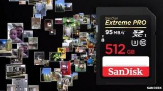 SanDisk SD memory card 'largest ever' - BBC News