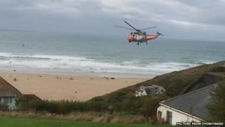 Three people die after getting into difficulty in the sea in Cornwall ...