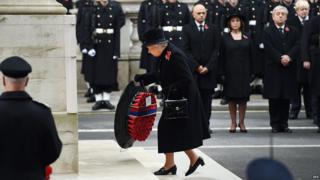 Remembrance Sunday in pictures - BBC News