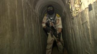 Israel targets Hamas’s labyrinth of tunnels under Gaza - BBC News