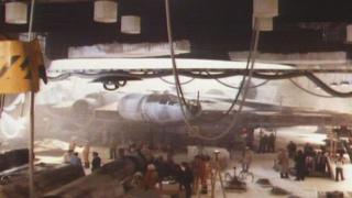 A long time ago... when Pembroke Dock made the Millennium Falcon - BBC News