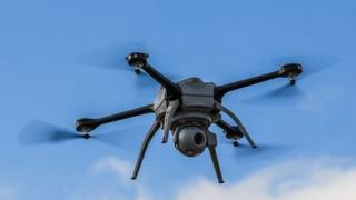 Kent Police testing aerial camera drone - BBC News