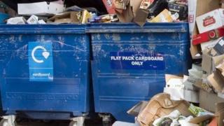 The 'growing issue' of homeless people sleeping in bins - BBC News