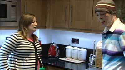 Soldier's brave story of recovery - BBC News