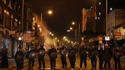 How rioting spread around England - BBC News