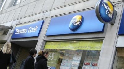 Thomas Cook reveals loss of £91m - BBC News