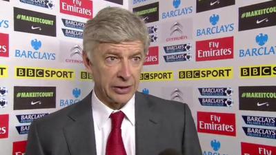 Arsenal boss Arsene Wenger praises tenacious display - BBC Sport