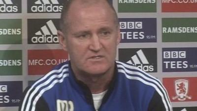 Middlesbrough earned point - Mark Proctor - BBC Sport