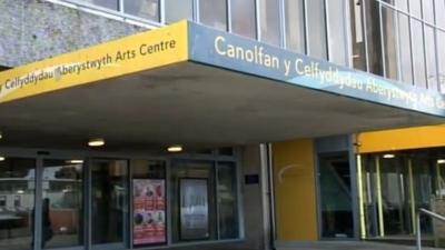 Aberystwyth Arts Centre suspensions petition delivered - BBC News