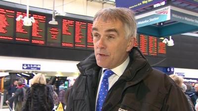 Storm damage disrupts rail travel across the UK - BBC News