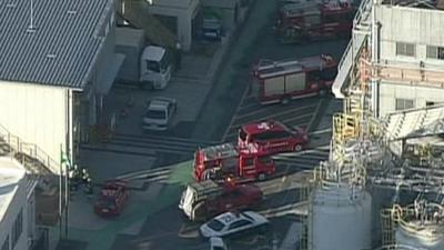 Five dead in Japan chemical factory blast - BBC News