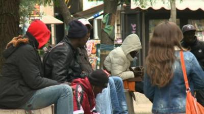 African immigrants struggle to survive in Italy - BBC News