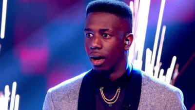 Emotional win for The Voice singer Jermain Jackman - BBC News