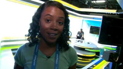Leah goes behind the scenes at the World Cup - BBC Newsround