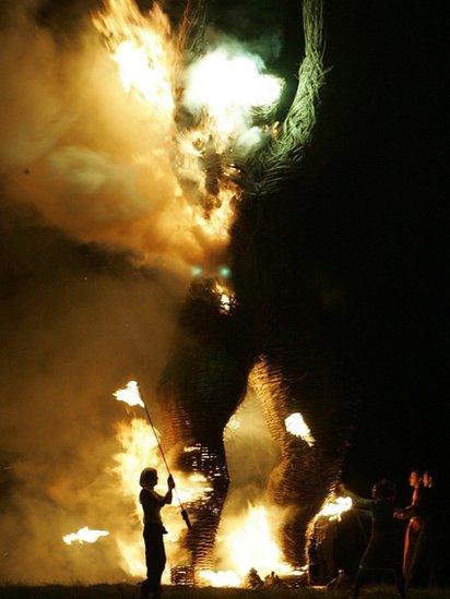 In pictures: Wickerman Festival memories - BBC News