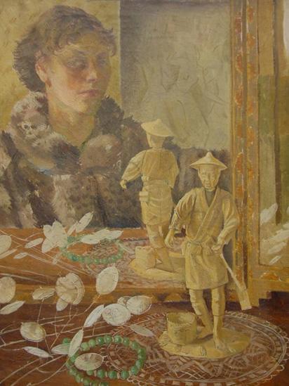 Elsi Eldridge: Art work by wife of RS Thomas on show - BBC News