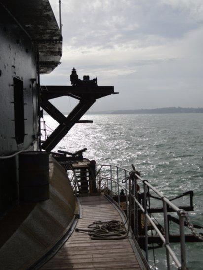 In pictures: No Man's Land sea fort becomes Solent hotel - BBC News