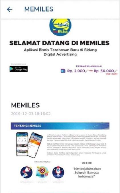 Kasus Memiles Satgas Hentikan 400 Investasi Bodong Dalam Setahun