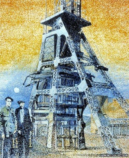 Shafts of Light: Bowes Museum showcases miners' art - BBC News