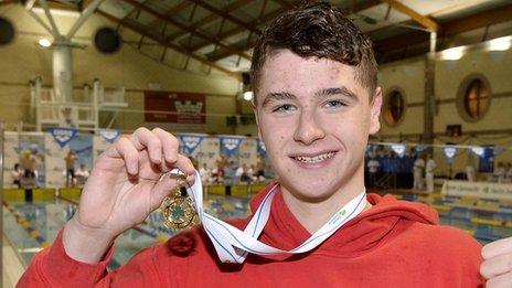 Larne swimmer Conor Ferguson misses Olympic 100m backstroke mark by 0. ...