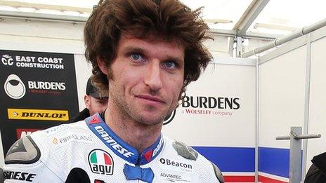 Guy Martin escapes injury as he crashes out of opening race at ...