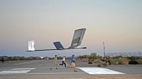 Zephyr solar plane set for record endurance flight - BBC News