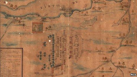 Culloden battle map going on display in Inverness - BBC News