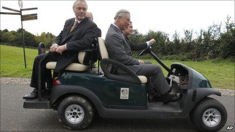 Prince Charles in visit to 2010 Ryder Cup - BBC News