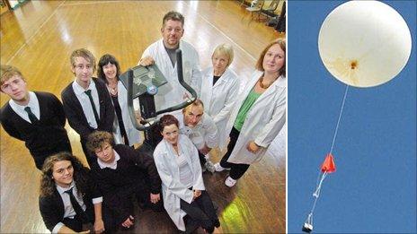 Pembrokeshire school planning mission to 'near space' - BBC News