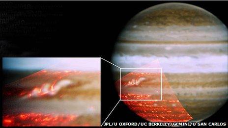 Jupiter's brown stripe is returning, say astronomers - BBC News