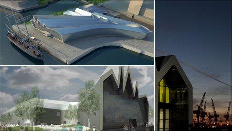 Construction complete on new £74m Riverside Museum - BBC News