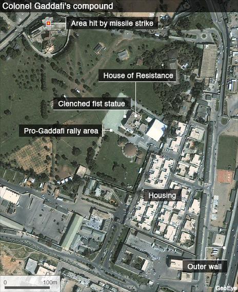 Muammar Gaddafi's presidential bolt-hole - BBC News