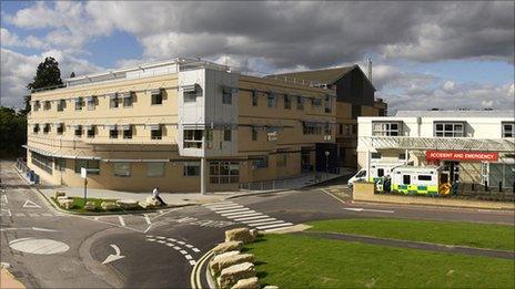 Frimley Park Hospital gets first outstanding rating - BBC News
