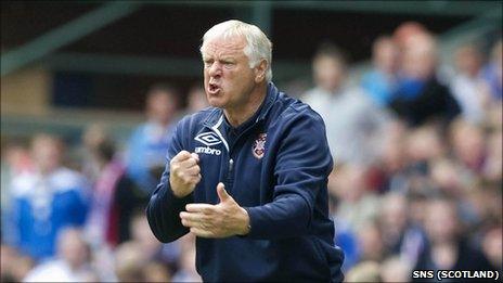 Hearts boss Jim Jefferies blasts red card after defeat - BBC Sport