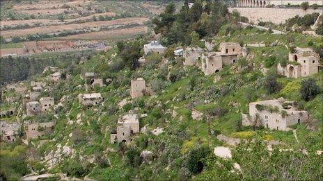 Legal battle over an abandoned Palestinian village - BBC News