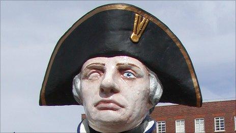 Right-handed Admiral Lord Nelson letter found in house - BBC News