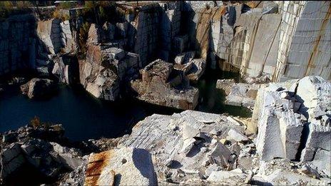 Bardon Quarry expansion work begins - BBC News