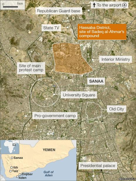 Yemen: 'Thousands' of tribesmen march on Sanaa - BBC News