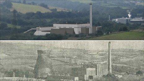 Biomass wood-burning plan for Llynfi power station - BBC News