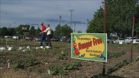 North Dakota: Feeding the hungry in a land of plenty - BBC News